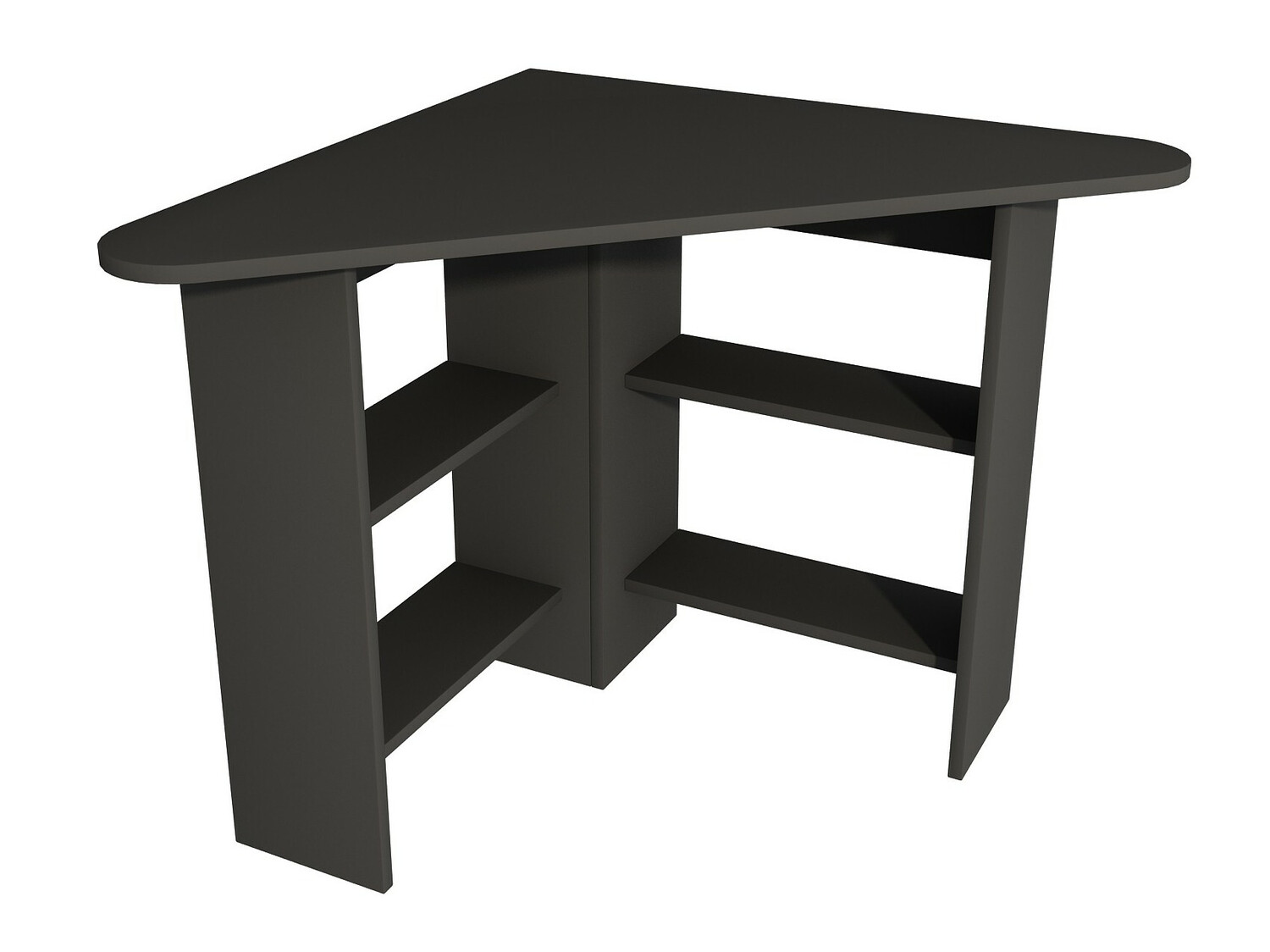 Kampinis darbo stalas Kailua 295 (Antracitas) - Biuro baldai | Baldai1.lt